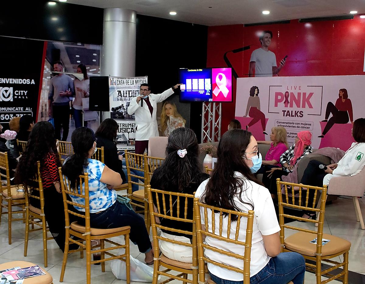 Live pink talk en City Mall