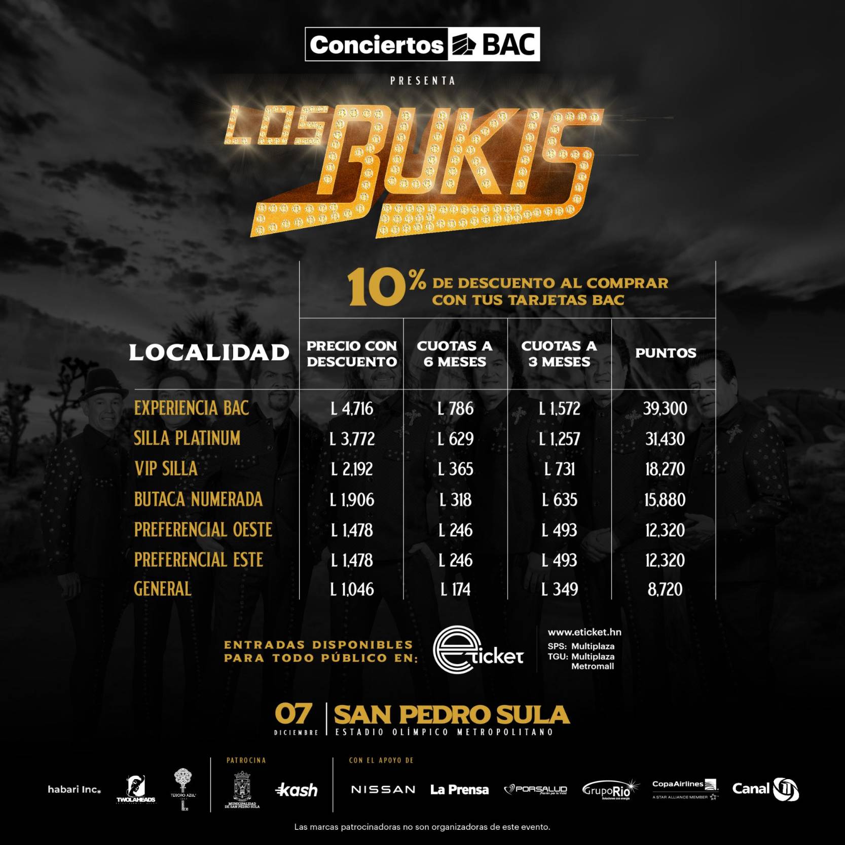 ¡Los Bukis regresan a Honduras! Un concierto que llenará de nostalgia a ...
